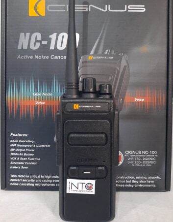 CIGNUS NC-100 Noise Cancelling Two Way Radio VHF Band | Lazada PH