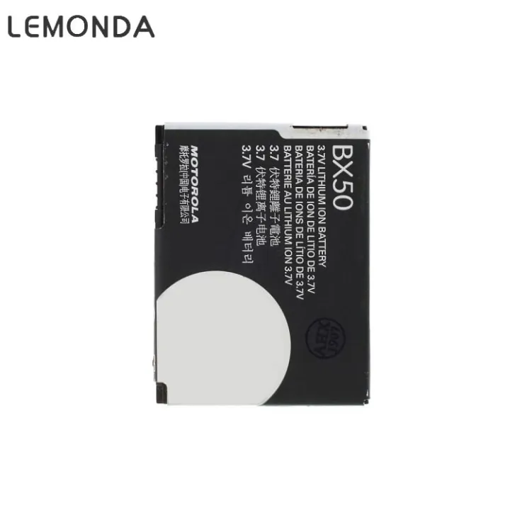 Lemonade OEM Disassembly Li-Polymer BX50แบตเตอรี่920MAh สำหรับ Motorola ...