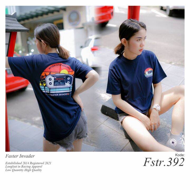 Kaos racing faster invader game design | Lazada Indonesia