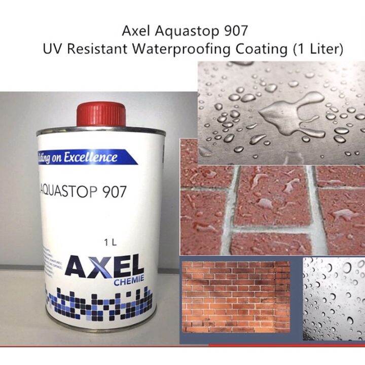 Axel Aquastop 907 UV Resistant Waterproofing Coating (1 Liter) | Lazada