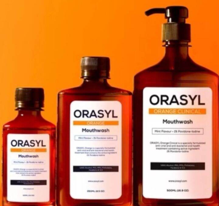 ORASYL Orange - Povidone-Iodine (PVP-I) Gargle & Mouthwash | Lazada ...