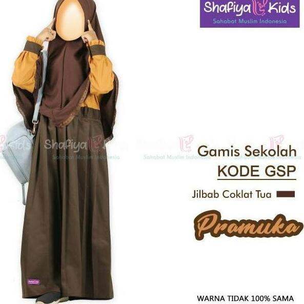 Laras Lw642 Cod Set Gamis Seragam Sekolah Ak Sd Merah Putih Pramuka ...