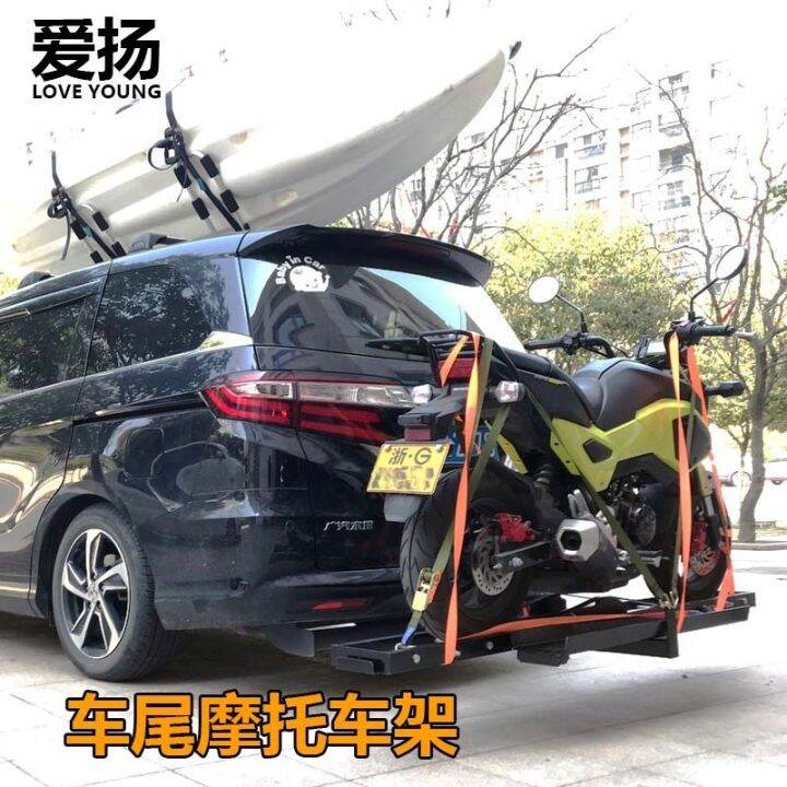 SUV off road car modification square portable car bike rack rear ...