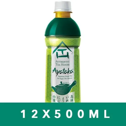Authentic Tea House Ayataka Japanese Green Tea (500ml X 12) | Lazada