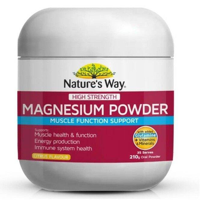Natures Way High Strength Magnesium Powder 210 g - Made in Australia ...