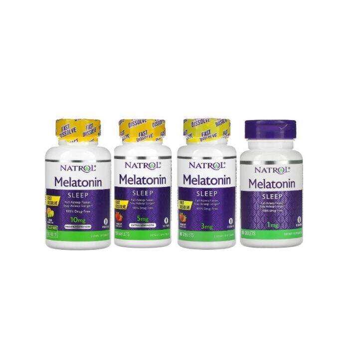 USA Shoppers | Natrol Melatonin Sleep Fast Dissolve Time Release ...