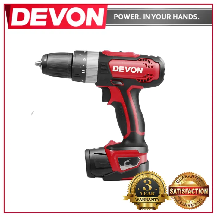 Devon Cordless Drill Power Tools Brushless Impact Drill Li-Ion Battery ...