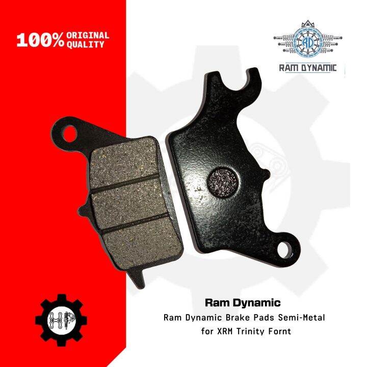 Ram Dynamic Brake Pads Semi-Metal for XRM Trinity Front | Lazada PH