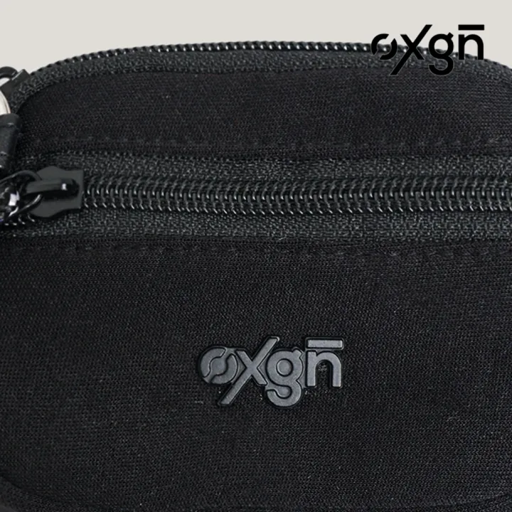 The New OXGN Coin Purse With Metal Logo For Men (Bk / Moss Green ...