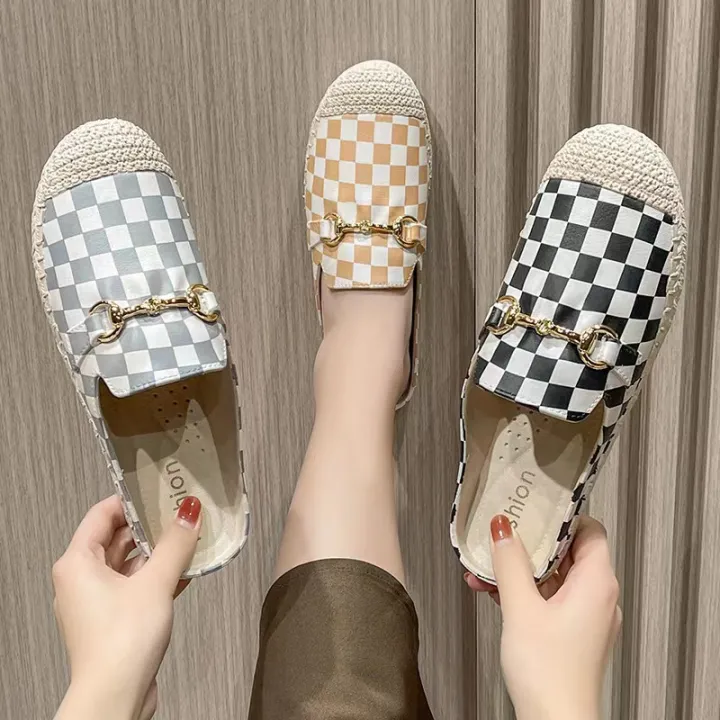 Ladies slippers Women's Rubber Outdoor Half Slippers Loafers | Lazada PH