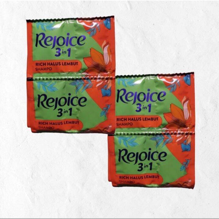Rejoice Shampo Sachet Rich Halus Lembut 10ml Twinpack (1 Renceng isi 12 Sachet ) | Lazada Indonesia