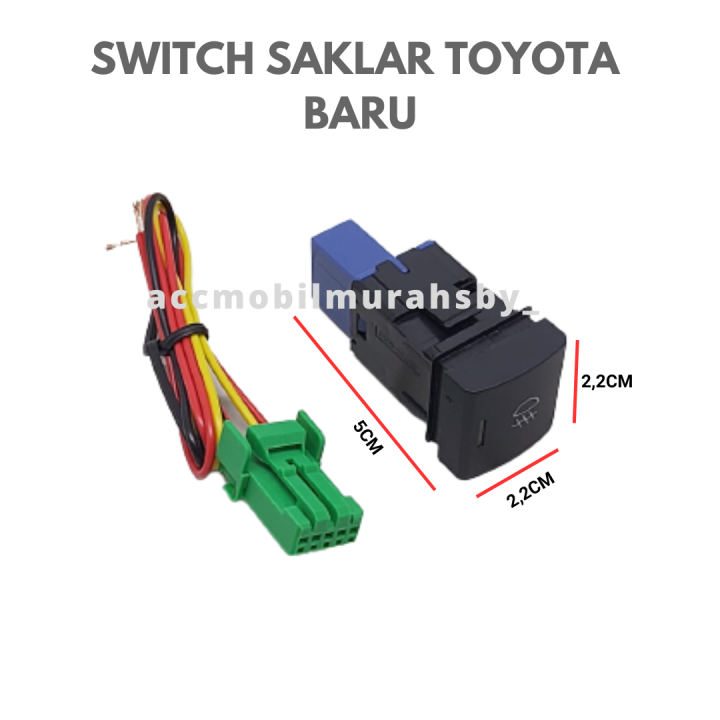 Saklar Foglamp Switch Lampu Kabut Toyota Raize avanza veloz Zenix 2021 ...