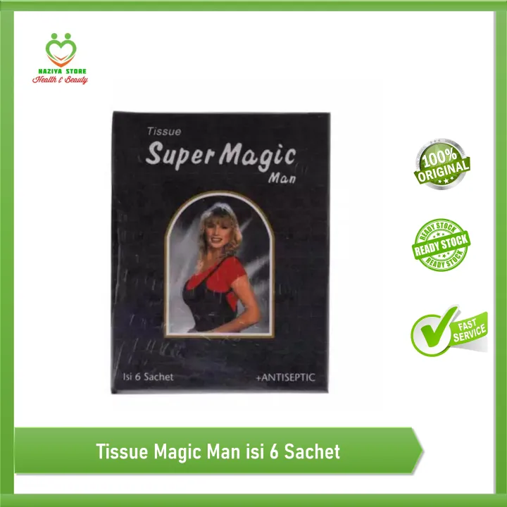 Tissue Magic Man 1 kotak isi 6 sachet | Lazada Indonesia