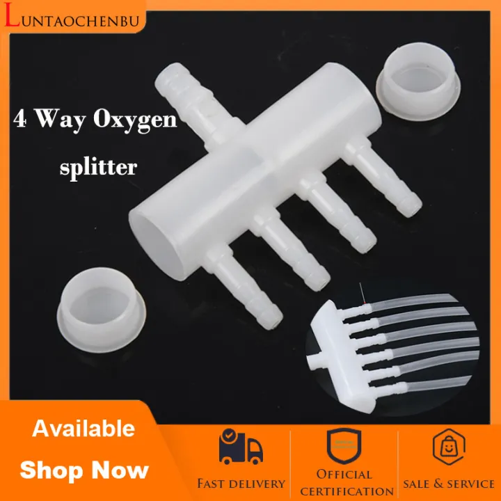 1Pcs Plastic 4 way Oxygen splitter Aquarium oxygen pump splitter oxygen ...