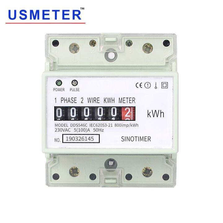 Dds546c 230v 5100a 50hz 60hz Single Phase Electronic Energy Kwh Meter ...