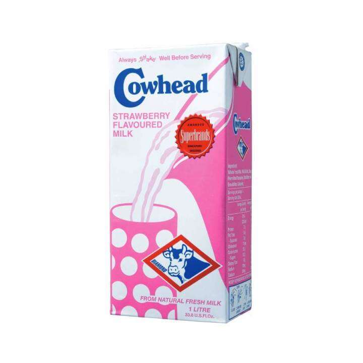 Cowhead UHT Strawberry Milk (1L) | Lazada PH