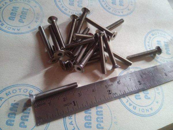Baut Csk Socket Screw Ss304 Verseng L Ss304 M4 X 30 Atau Baut 6 Panjang ...