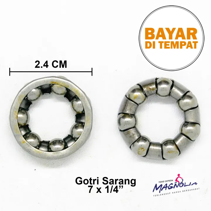 Gotri Sarang Pelor Sepeda 7 x 1/4 INCH Steel Ball 2 Pcs | Lazada Indonesia