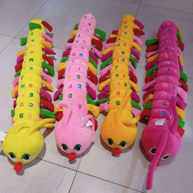 DREAMTOYS96 Boneka Ulil abjad ulat huruf kaki seribu | Lazada Indonesia