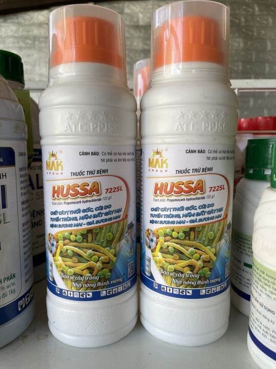 Thuốc trừ bệnh Hussa 722SL chai 480ml chuyên tuyến trùng, nấm bệnh cho ...
