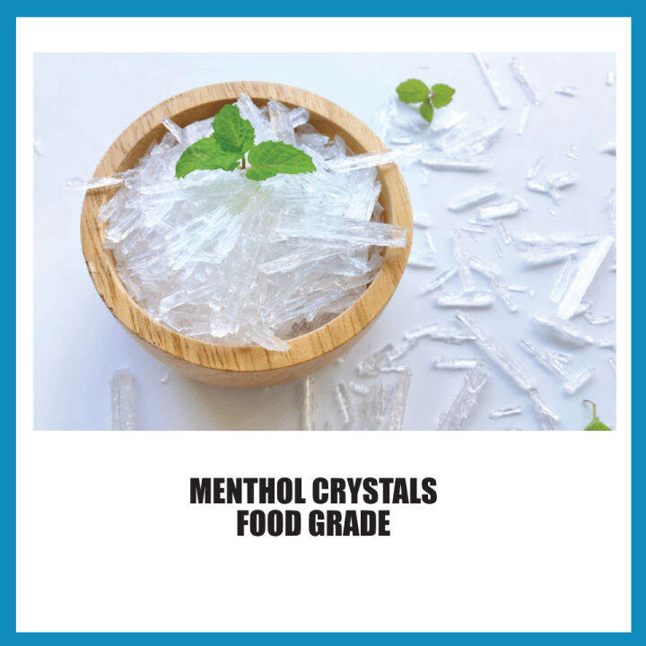 [FOOD GRADE] MENTHOL CRYTALS | KRISTAL MENTOL | 薄荷醇结晶 | Lazada
