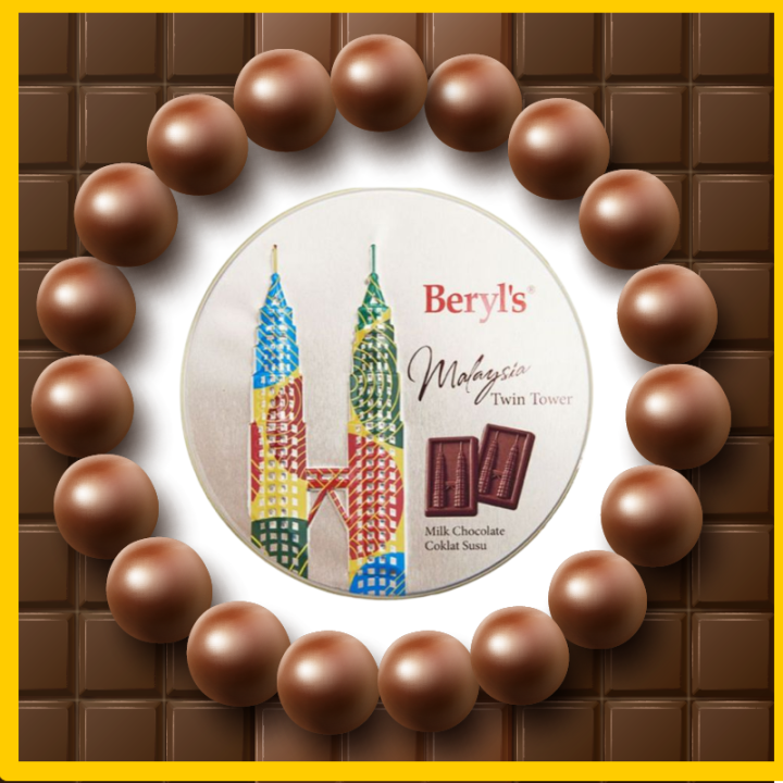 BERYL'S TWIN TOWER SMALL TIN MILK CHOCOLATE 80g | Lazada