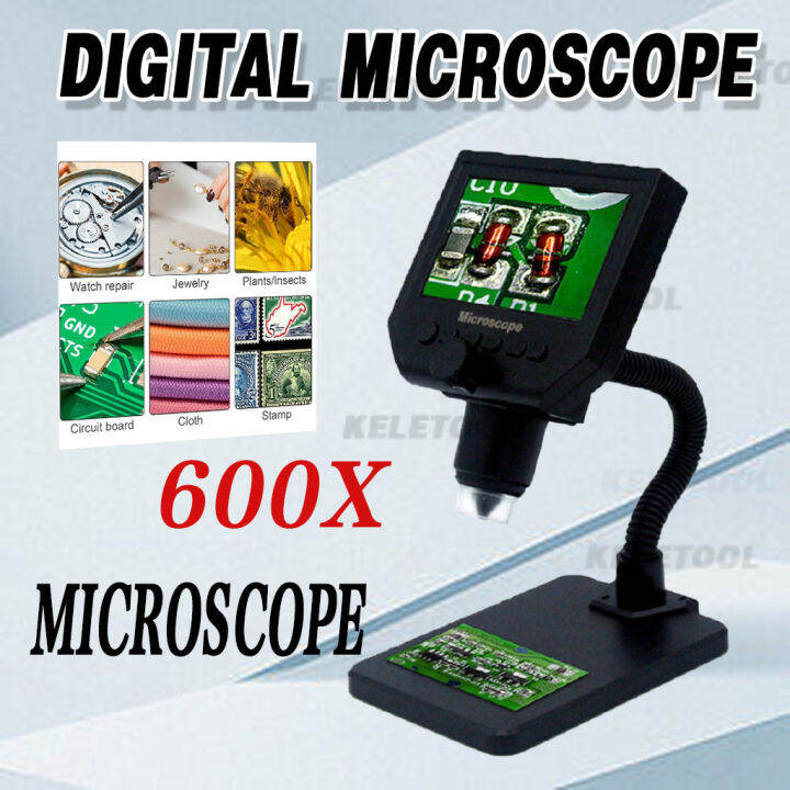 Digital microscope electronic LCD digital microscope LED cell phone ...