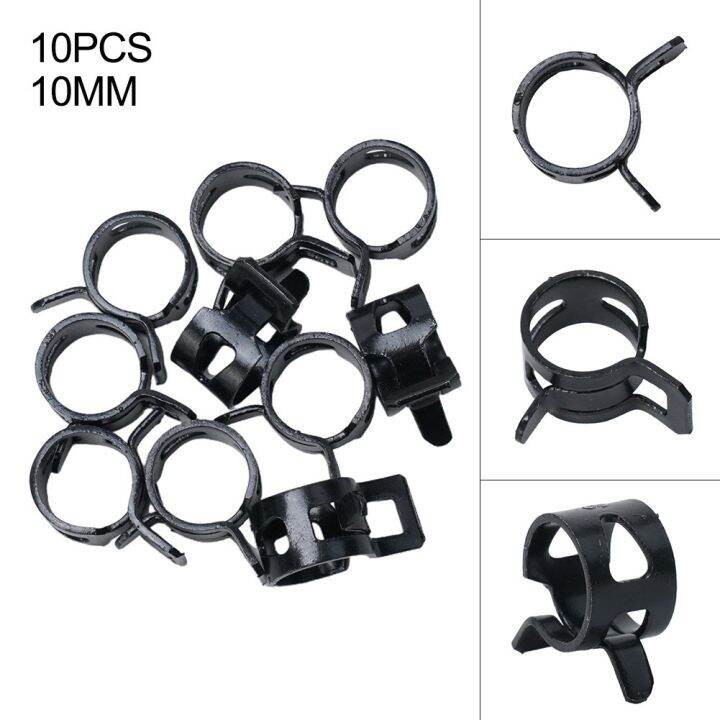 Practical Spring Hose Clamp Fuel Hose Clamp Manganese Steel 10pcs 8 ...