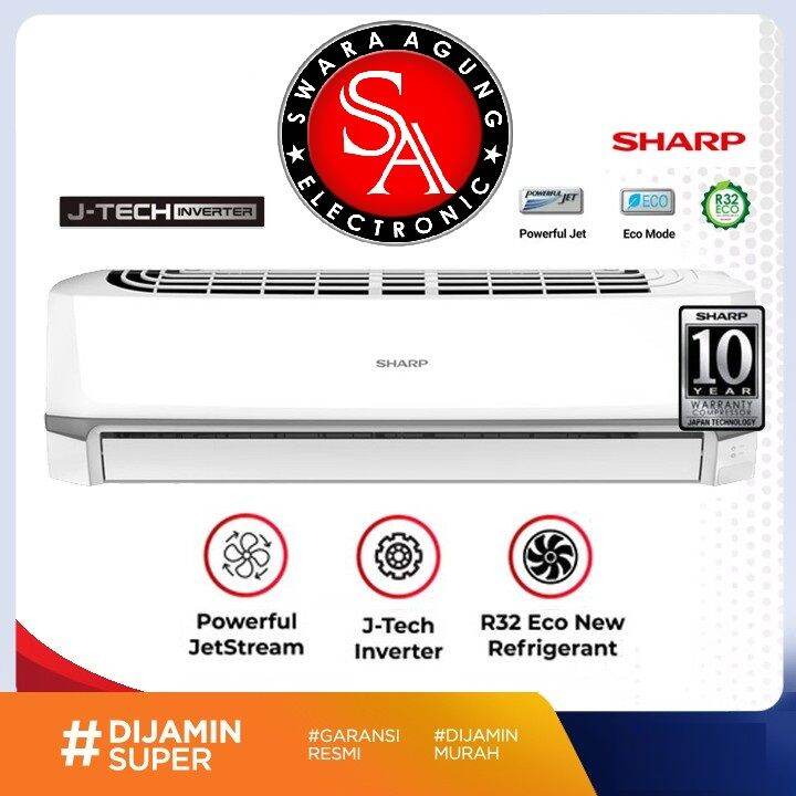 Ac Split 1 PK Inverter Sharp Type : AH-X10ZY (Gratis Pemasangan & Bahan ...
