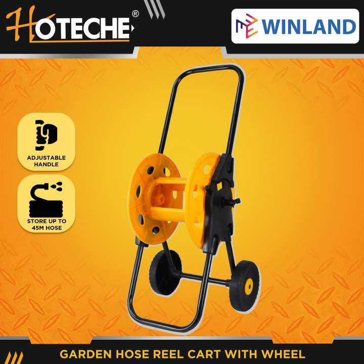 Hoteche Tools by Winland Garden Hose Reel Cart with Wheel 1/2In 13mm ...