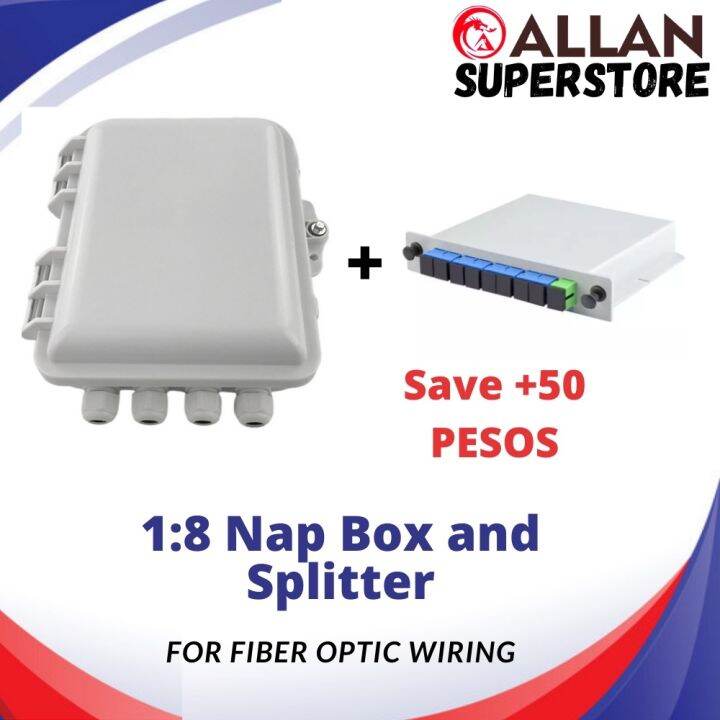 PX razf128nkbwq4 Allan Superstore1:8 Nap Box And Splitter Set For Fibre ...