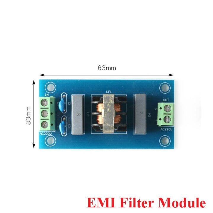 EMI Filter Sound Booster Filter Socket 220V 2A EMI Filter Module Power ...