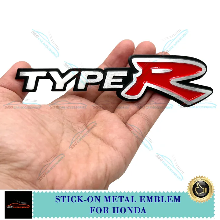 TypeR Type R 3D Metal Emblem Badge Decal for Honda | Lazada PH