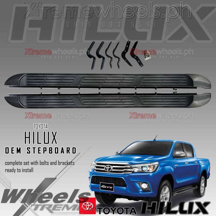 Hilux J E G Conquest 2016-2024 Side Step Board Oem Stepboard / Step ...