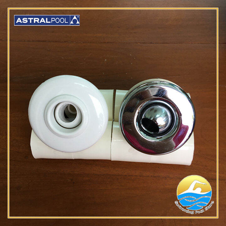 Astral Jet white plastic , chomed plated bronze ชุดหัวพ่นจากุซซี่สำหรับ ...