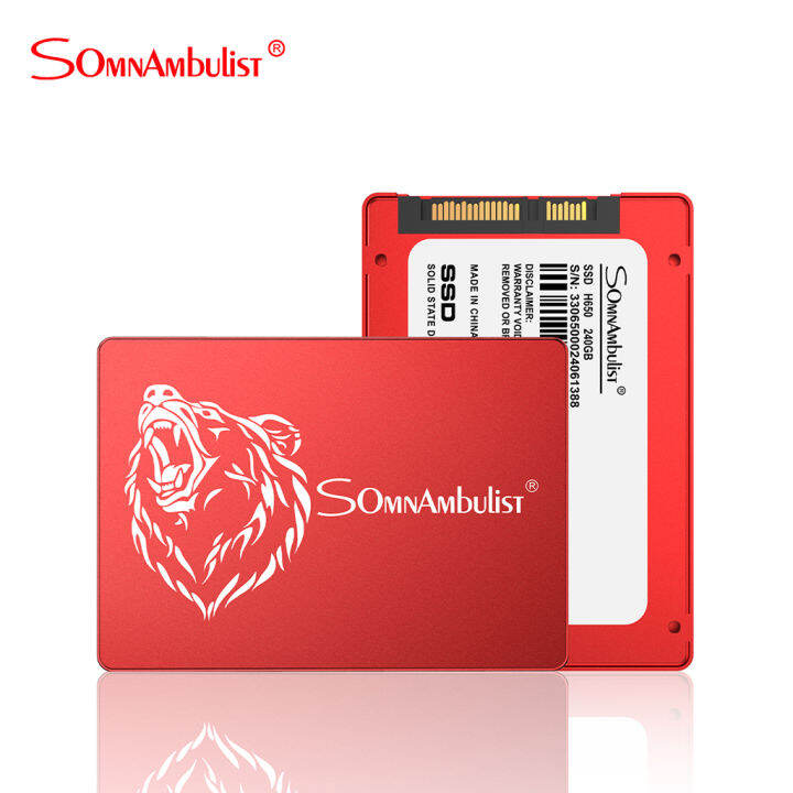 Red Solid-State Driver SSD PC เดสก์ท็อป120GB 240GB 2.5นิ้ว SATA Hard ...