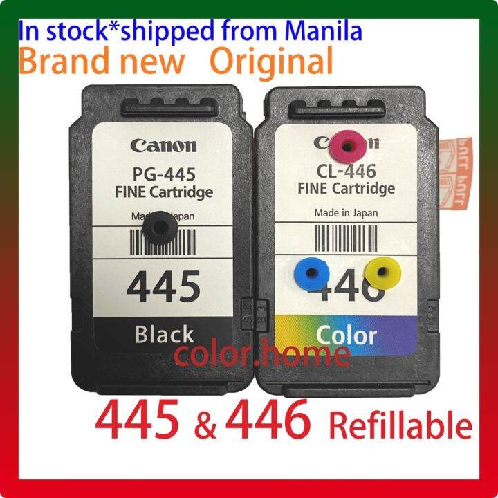 【local delivery】NEW Canon PG-445 CL-446 ink cartridge 445 446 MG2540s ...