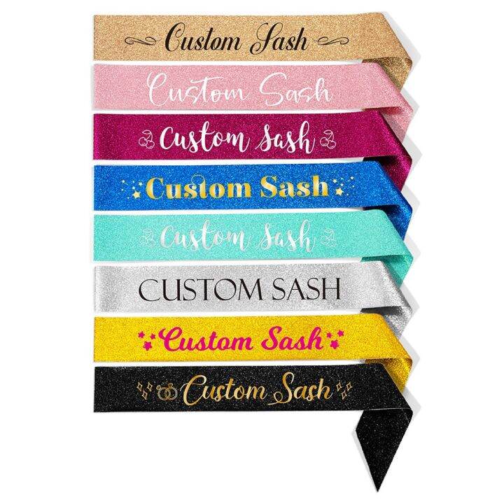 Custom Sash Personalized Satin Sash Customize name age memorial and all ...