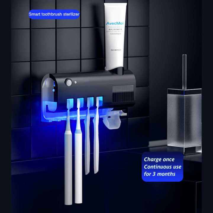 Smart Automatic Toothbrush Sterilizer Sikat Gigi Steril UV Light ...