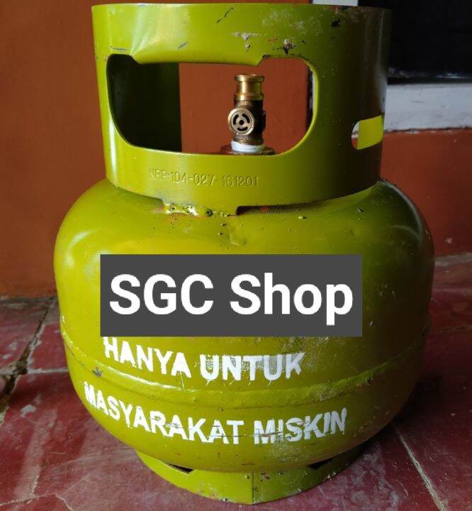 Tabung gas LPG 3kg KOSONG || AMAN dan TERPERCAYA | Lazada Indonesia