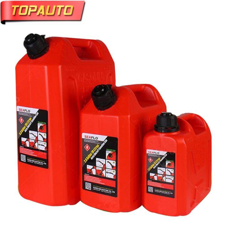 5L 10L 20L Litre Mount Motorcycle Spare Fuel Tank Jerry Cans Plastic ...