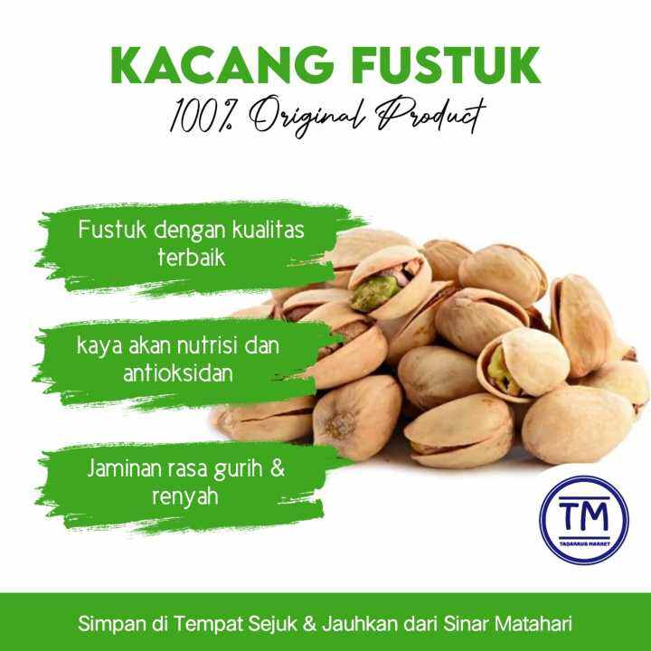 Kacang Fustuk 250gr Original Kacang Pistachio 250gr Kacang Fustuk 100gr | Lazada Indonesia