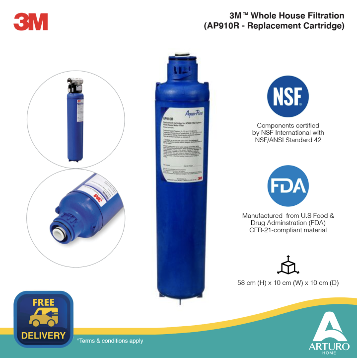 3M Aqua Pure Water Filter Replacement Cartridge AP910R for 3M AP902 ...