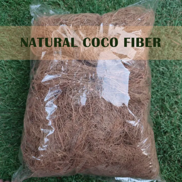 Natural Coco Fiber 200grams Coconut Coir for Bird Nest Material | Lazada PH