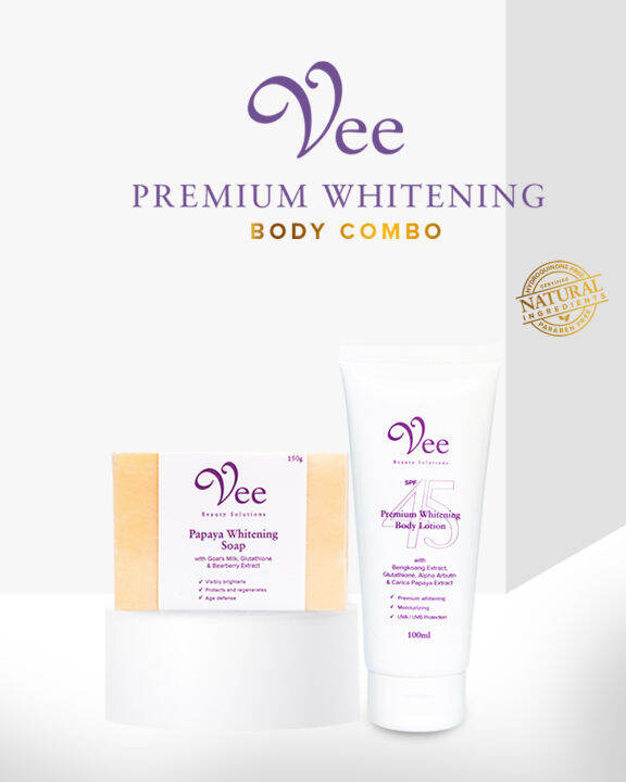 Vee Beauty Solutions Premium Whitening Body Combo | Lazada PH