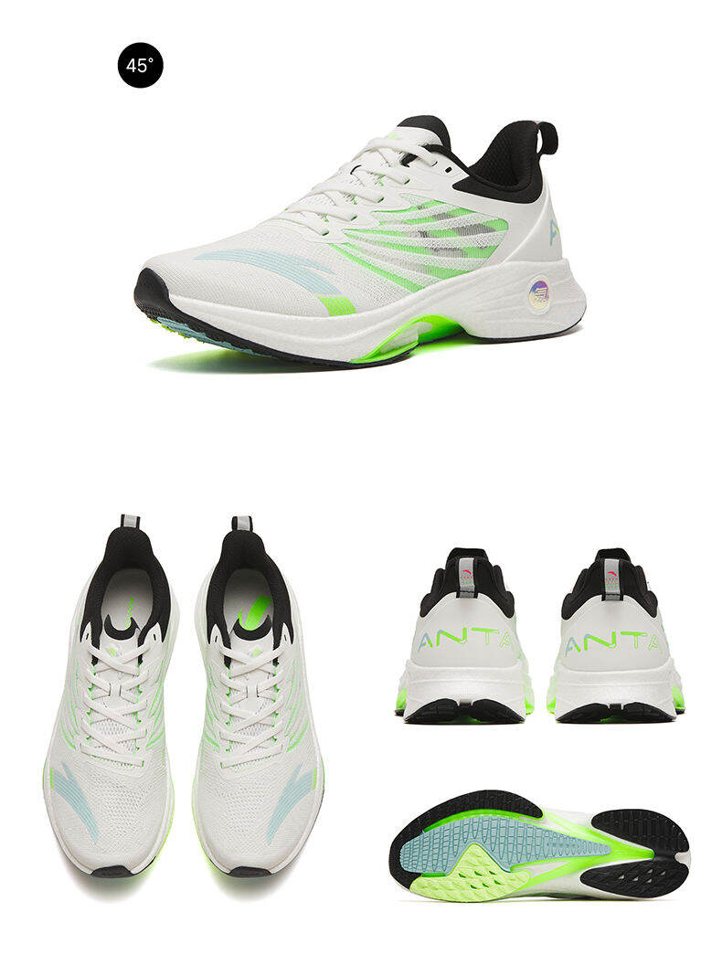 ANTA Mach 3 Wang Yibo รองเท้าผ้าใบผช รองเท้าวิ่งสำหรับผู้ชาย มืออาชีพ ...