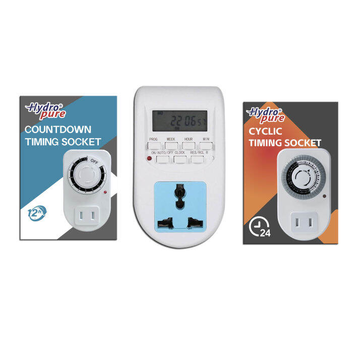 Ebike Timer Socket 12/24H Electrical Machinery Time Countdown Cyclic ...