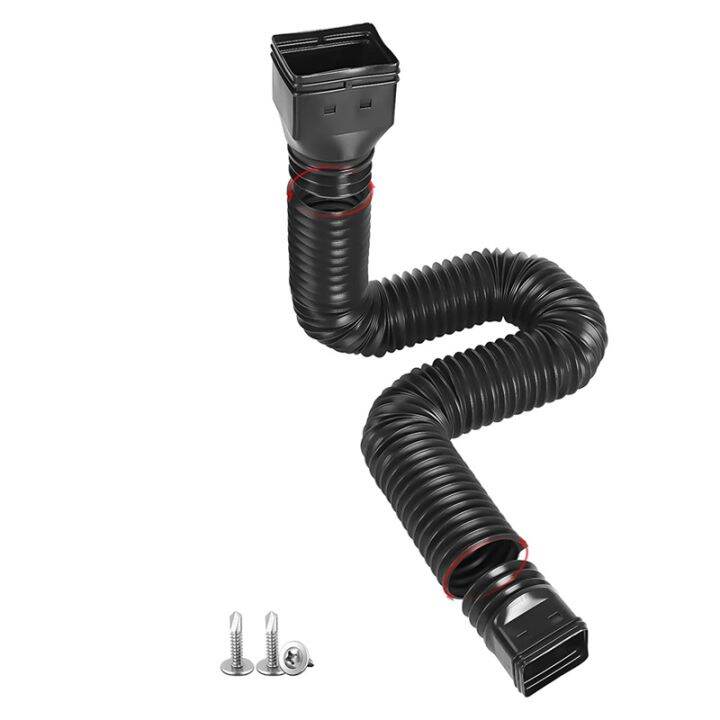 Rain Gutter Downspout Extensions Telescopic Rainwater Drainage Pipe ...