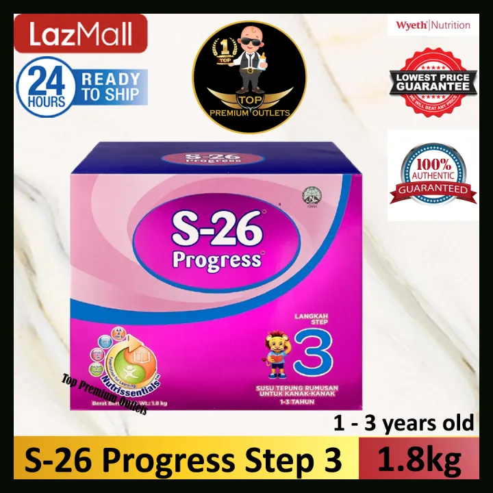 S26 Progress Step 3 (1.8kg) Exp: 06/2024 (Newest Stock) (Wyeth) | Lazada
