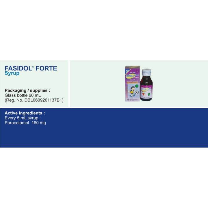 Fasidol Forte Syrup 60 ml | Lazada Indonesia